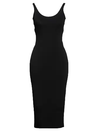 Gcds Midi Bodycon Dress - Black