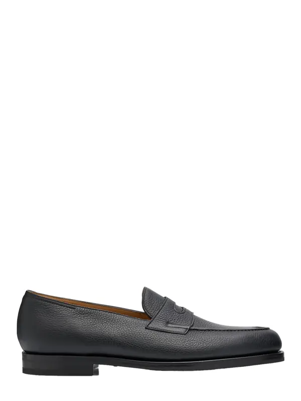 John Lobb Lopez Penny Loafers - Black