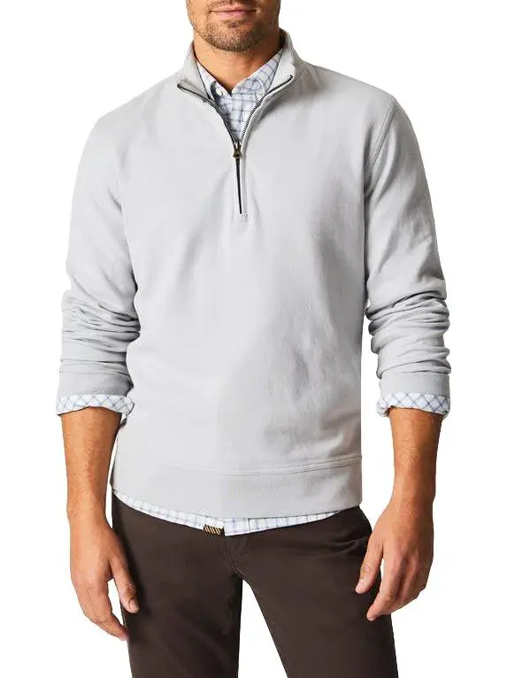 Billy Reid Cullman Half-zip Pullover - Silver