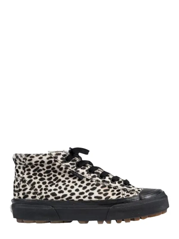 VANS Og G.i. Lx Pony Hair Snow Leopard - Black