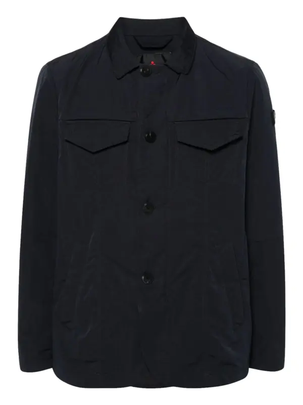 Peuterey Logo-appliqué Shell Jacket - Blue