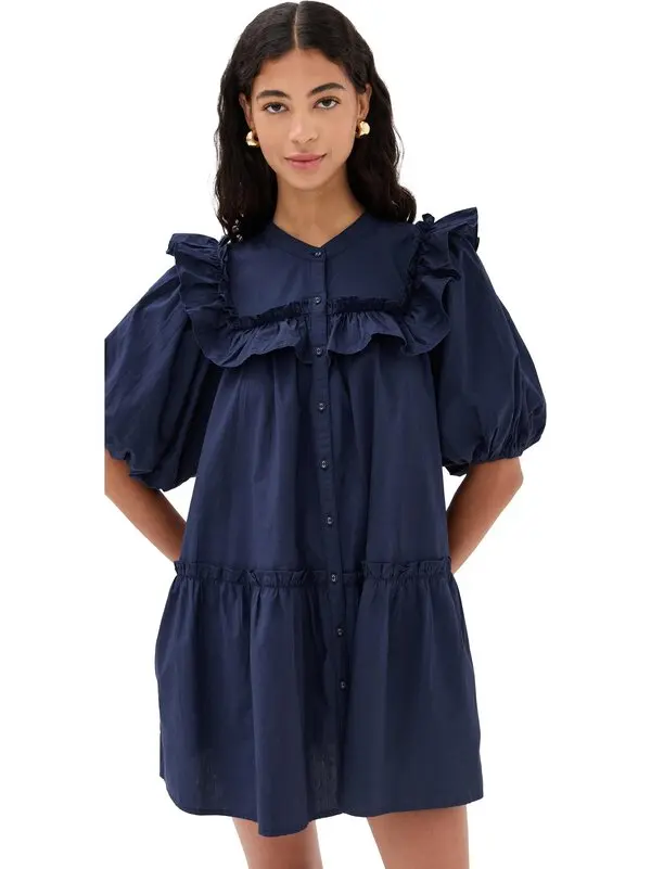 CLEOBELLA Tatiana Mini Dress - Navy