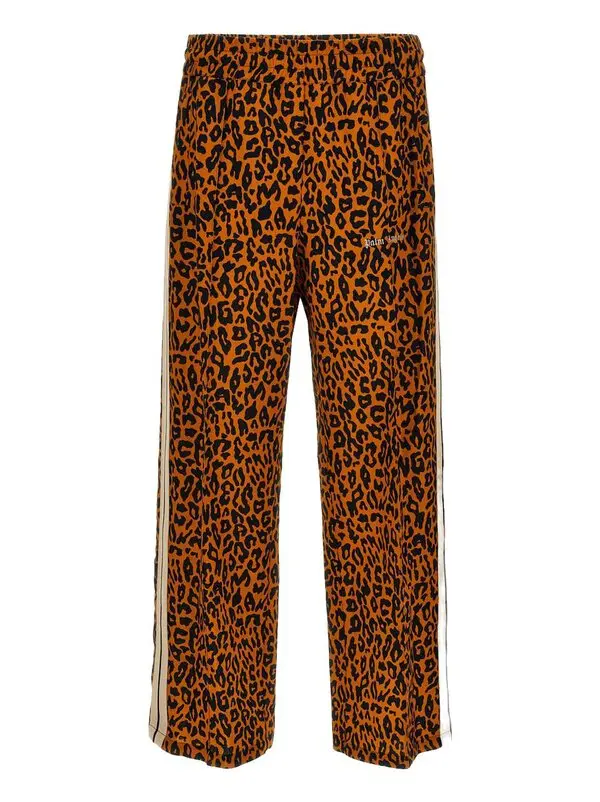 Palm Angels Cheetah Track' Joggers - Multicolor