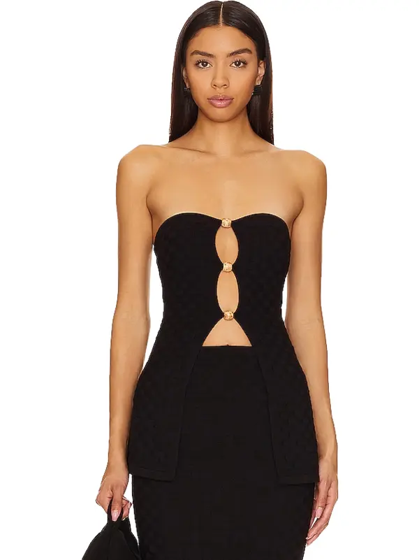 RUNAWAY THE LABEL Taya Top - Black