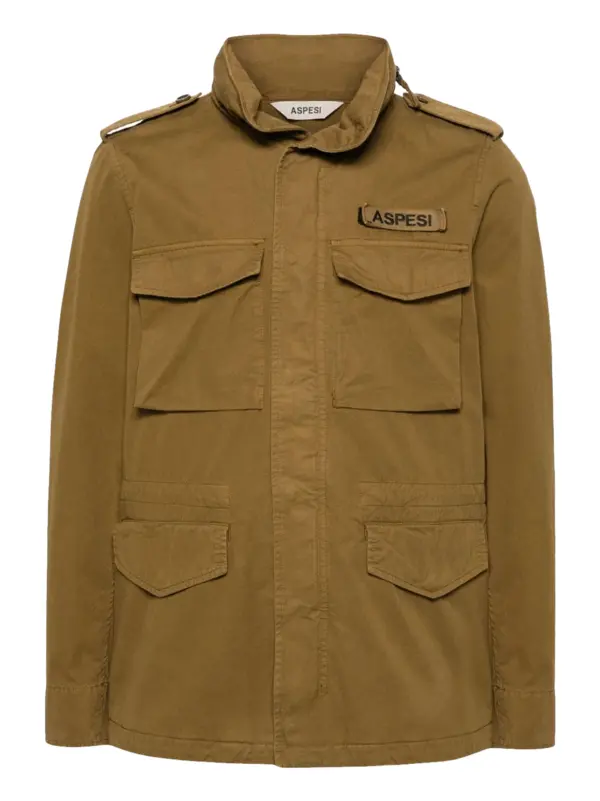 Aspesi Multi-pocket Field Jacket - Brown