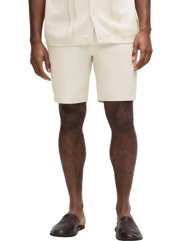Lululemon Abc Classic-fit Short 9 - Light Ivory