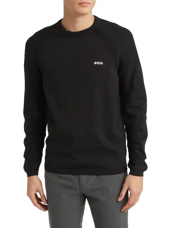 Hugo Boss Perform-x Crewneck Sweater - Black