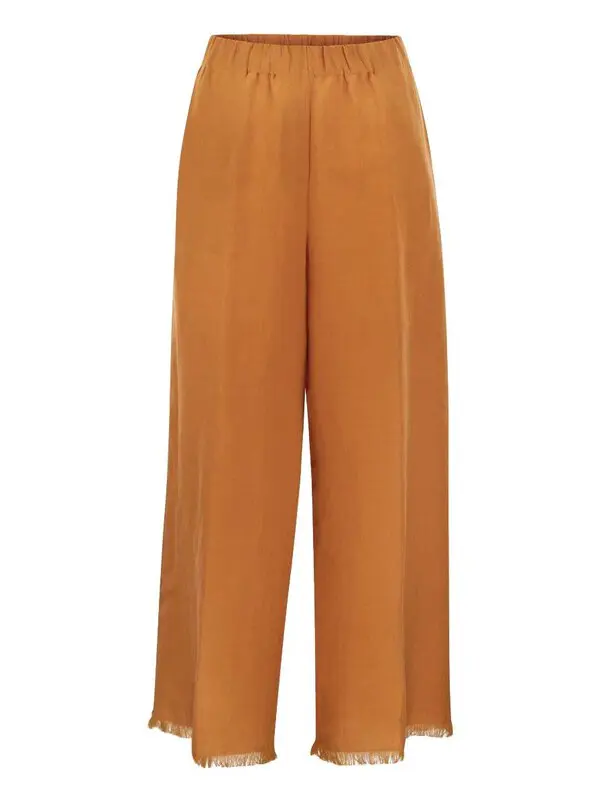 Antonelli Firenze Ryan Loose Linen Trousers - Orange