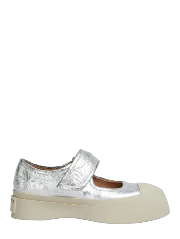 Marni Pablo Flatform Pumps - Grey
