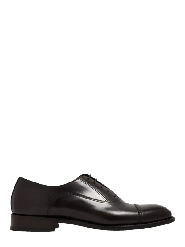 BARRETT Leather Oxford Shoes - Black
