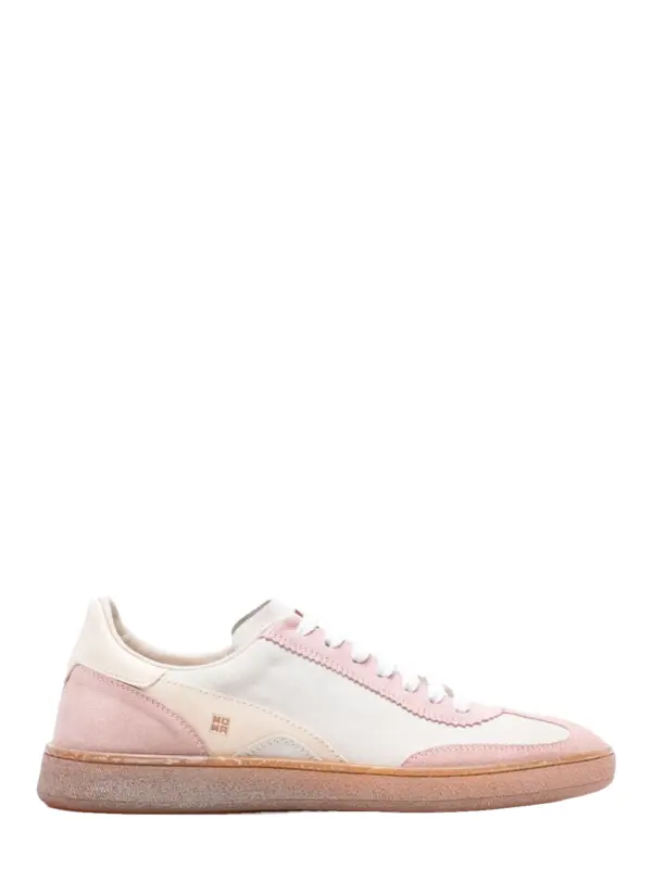 Moma Panelled Suede Sneakers - White