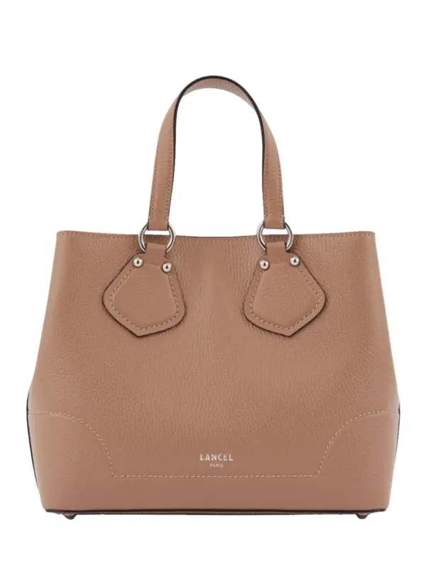 LANCEL Neo Izy Leather Tote Bag - Brown