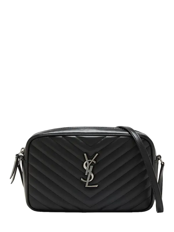 Saint Laurent Lou Medium Shoulder Bag - Black