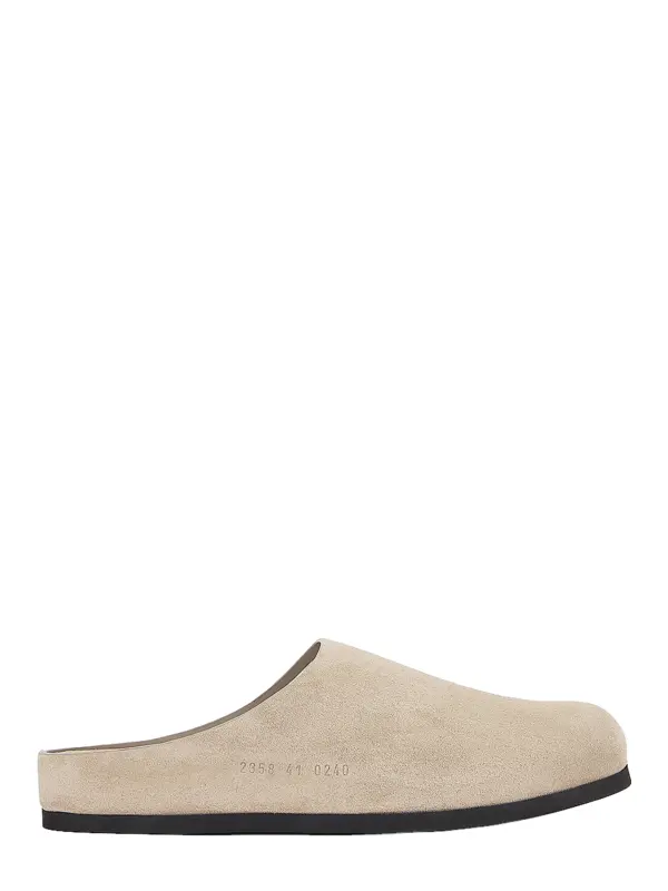 COMMON PROJECTS Suede Clog - Taupe