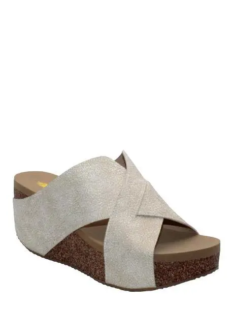 VOLATILE Firefly Wedge Platform Sandals - Gold