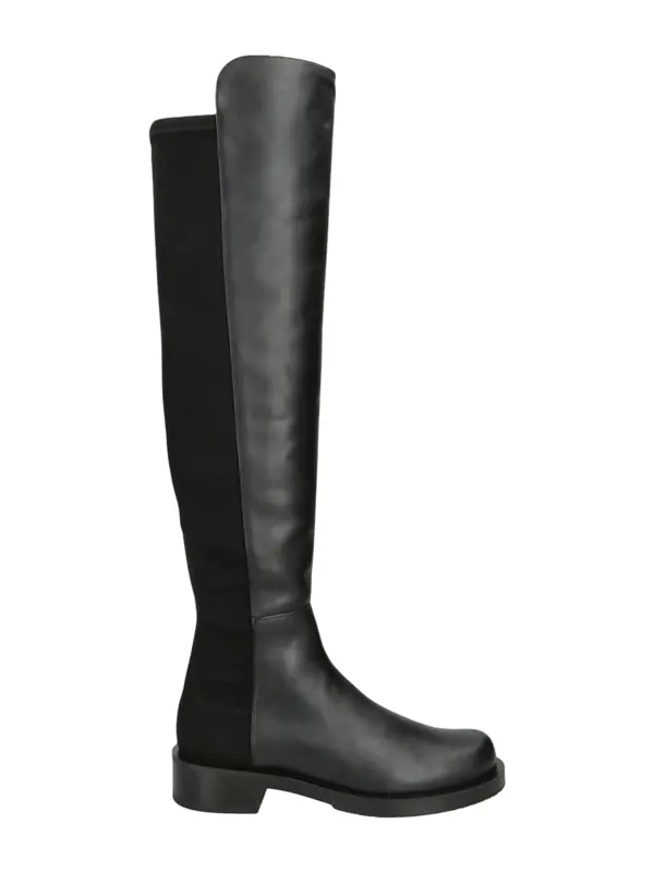 STUART WEITZMAN 5050 Bold Leather Over-the-knee Boots - Black
