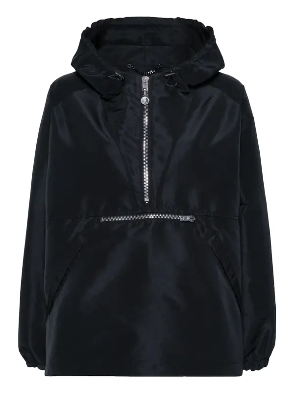 Moschino Patch-detail Hooded Jacket - Black