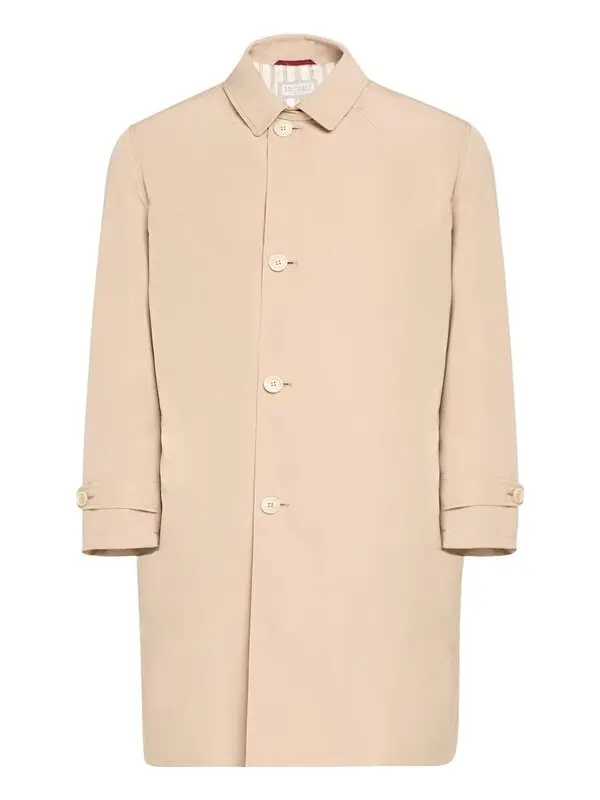 Brunello Cucinelli Microfiber Raincoat - C4506 Blu Colorato