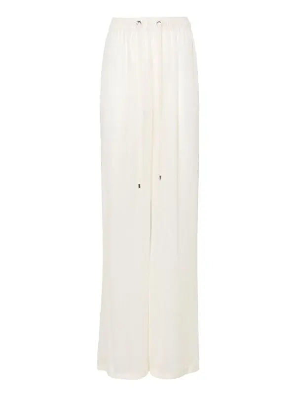 PARAMIDONNA Aurora Metallic-threading Palazzo Pants - Neutrals