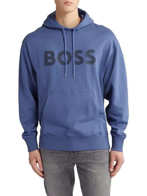 Hugo Boss Sullivan Pullover Hoodie - Blue
