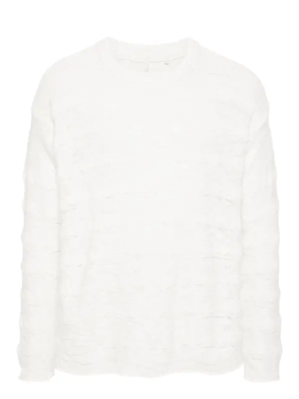 SUNFLOWER Repair Crew-neck Jumper - Neutrals