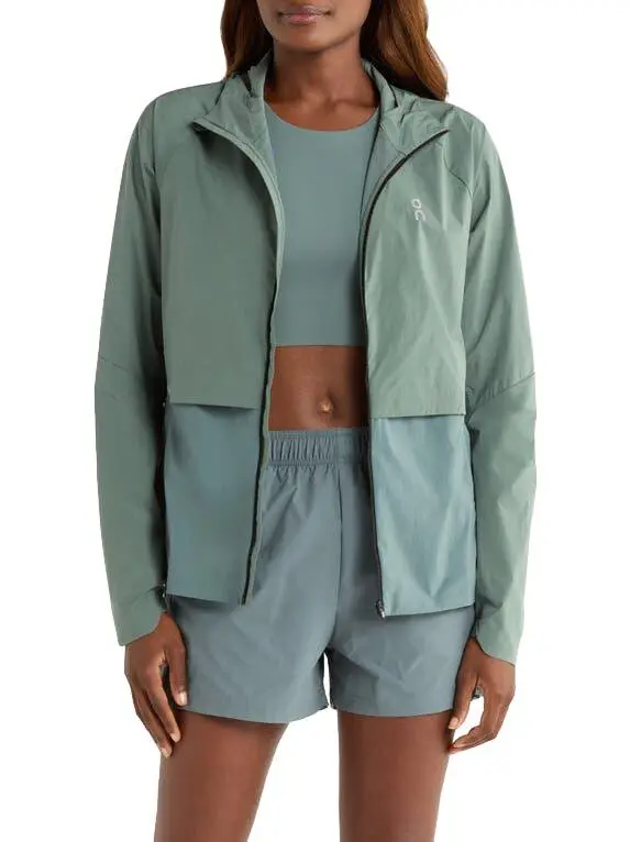 On Core Hooded Packable Running Jacket - Olive