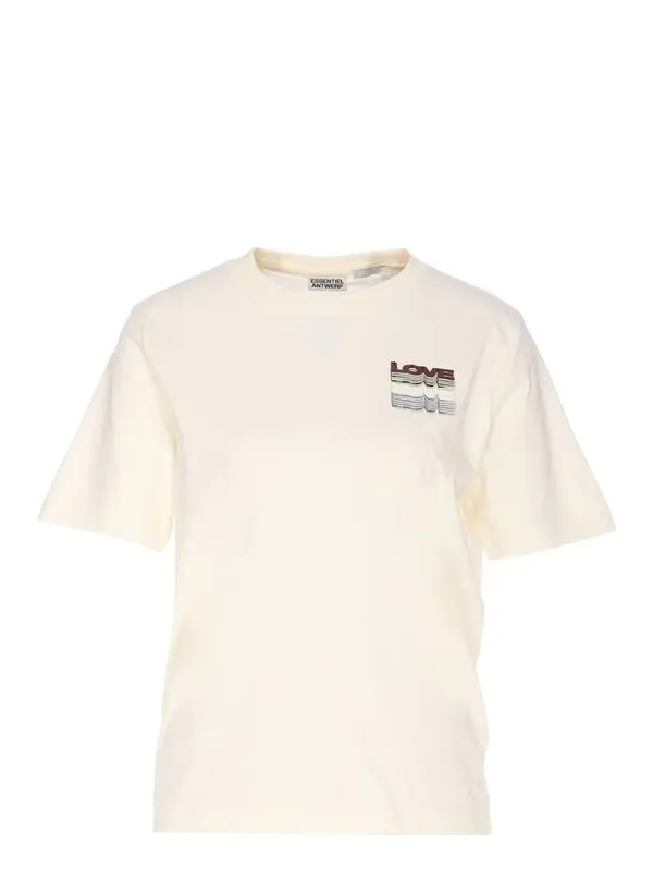 Essentiel Antwerp Imaster Embroidered T-shirt - Beige