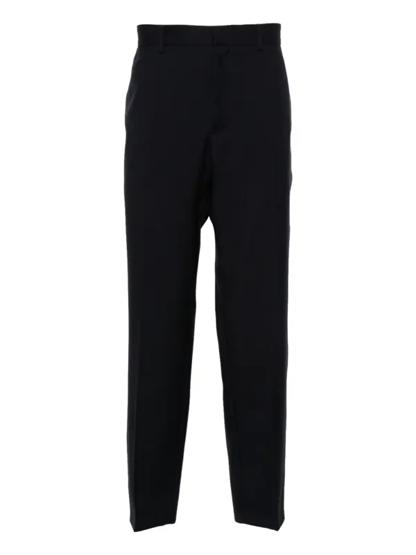 JIL SANDER Tapered-leg Cropped Trousers - Blue