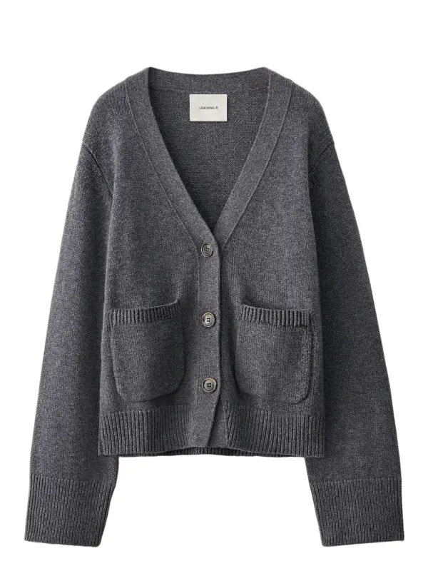 LISA YANG STORE The Danni Cashmere Cardigan - Graphite