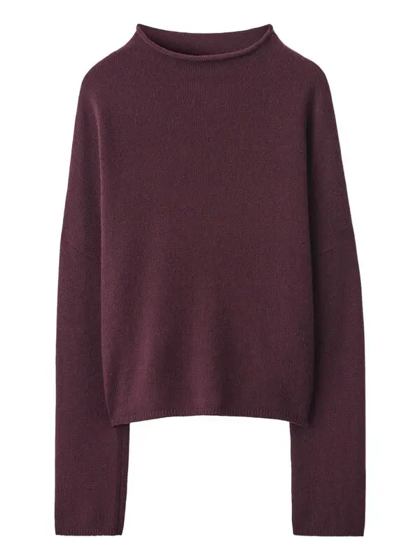 LISA YANG STORE Sandy Cashmere Sweater - Mahogany