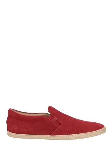 TOD'S Leather Loafers - Red