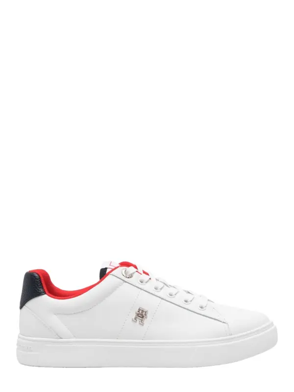 Tommy Hilfiger Essential Elevated Leather Sneakers - White