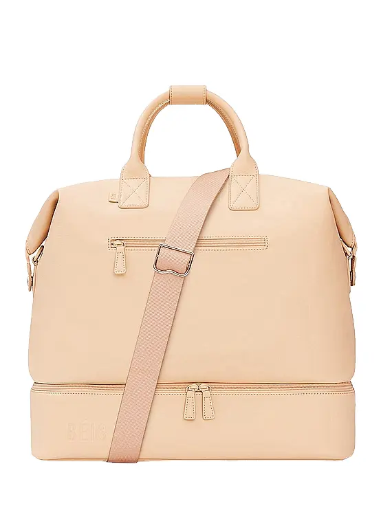 BEIS The Premium Weekend Bag - Beige