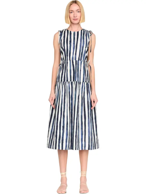 MARIE OLIVER Elenora Striped Dress - Blazer