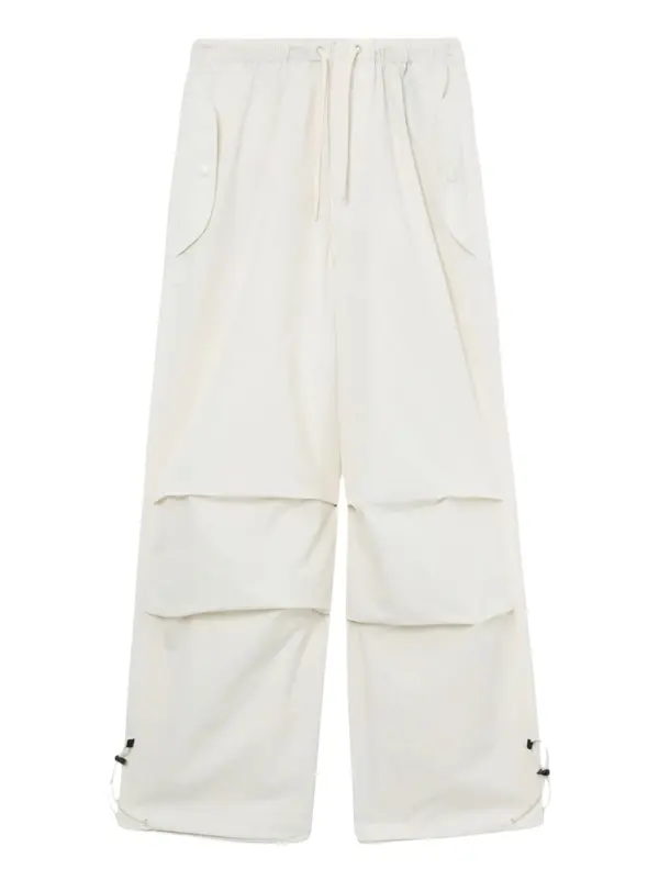 FIVE CM Drawstring-ankle Cargo Trousers - White