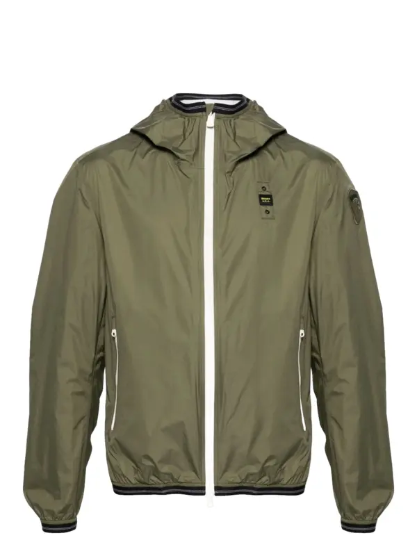 BLAUER. Thomas Hooded Jacket - Green