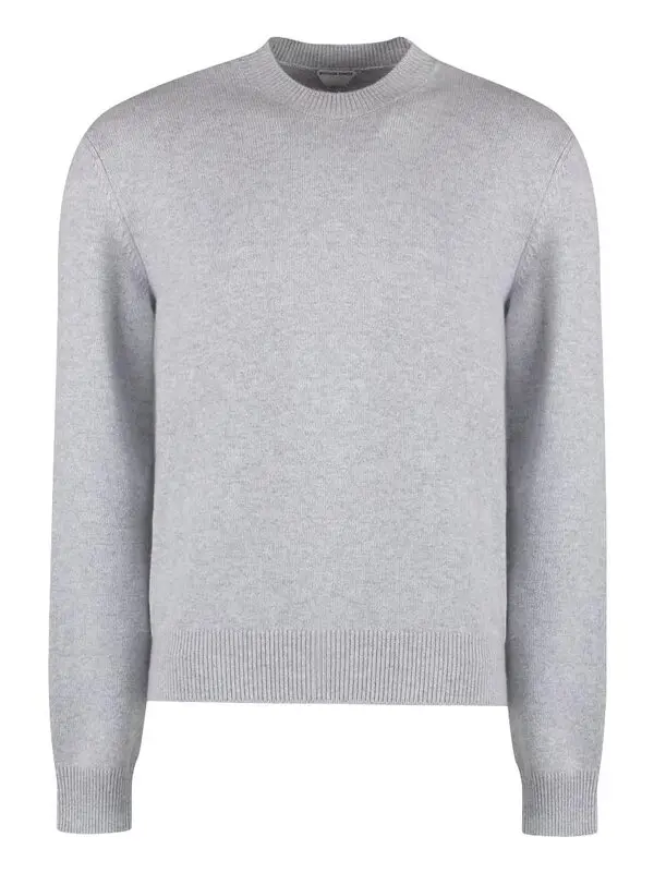 Bottega Veneta Crew-neck Cashmere Sweater - Grey
