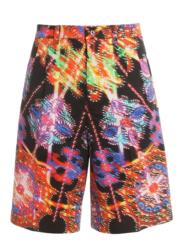 Dolce & Gabbana Printed Shorts - Black