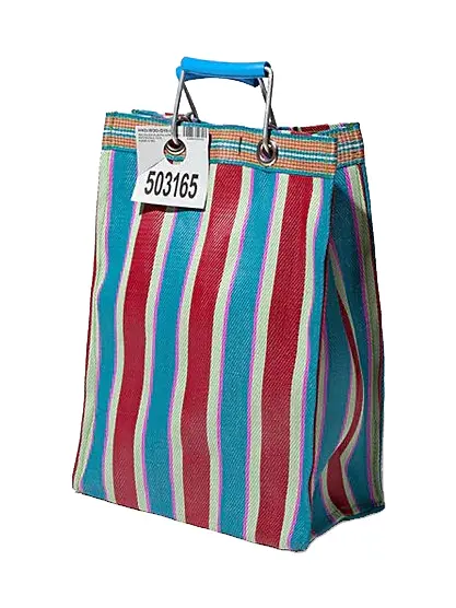 PUEBCO Recycled Rectangle D15 Plastic Bag - Red