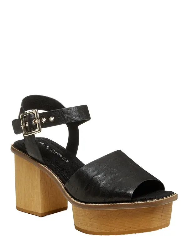 KELSI DAGGER BROOKLYN Platform Sandals - Black