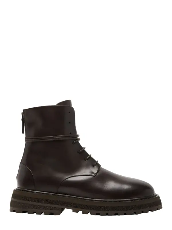 Marsèll Carro Leather Combat Boots - Brown