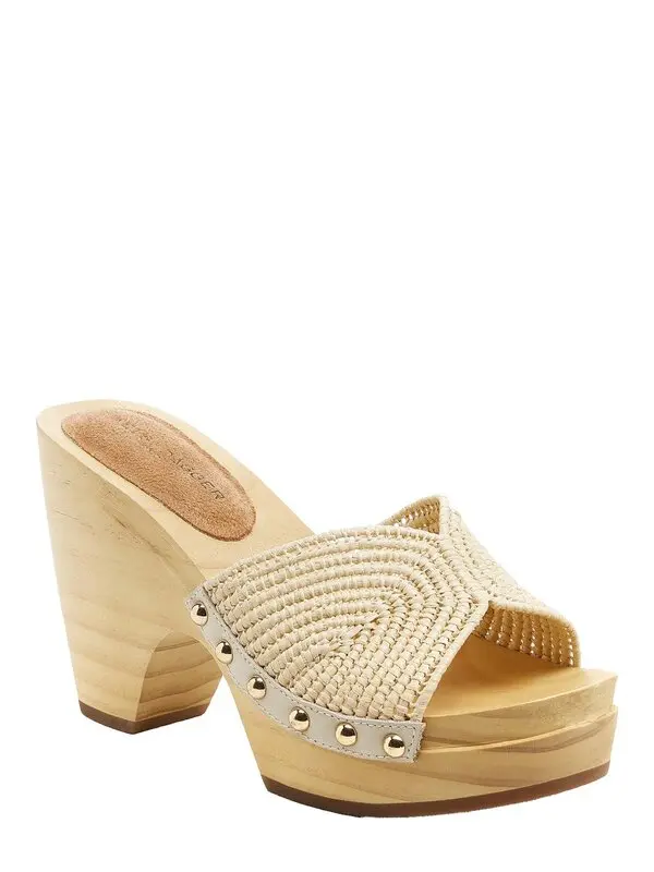 KELSI DAGGER BROOKLYN Dreamer Studded Sandals - Natural