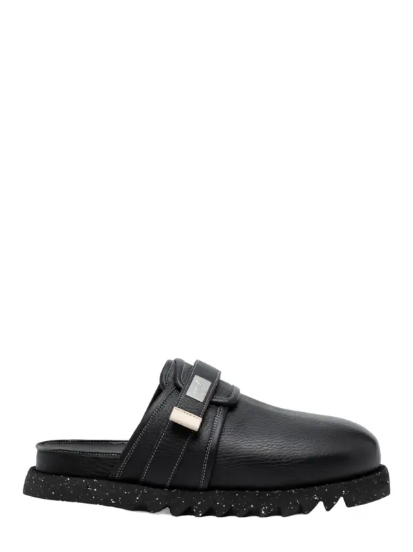 Suicoke X Marsell Zavo Leather Mules - Black