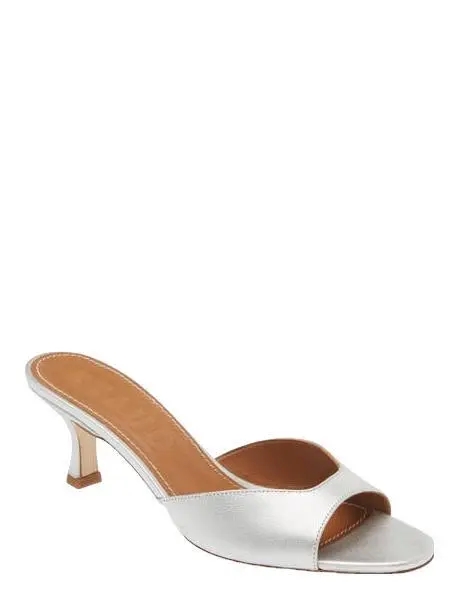 Staud Brigitte Slide Sandal - Silver