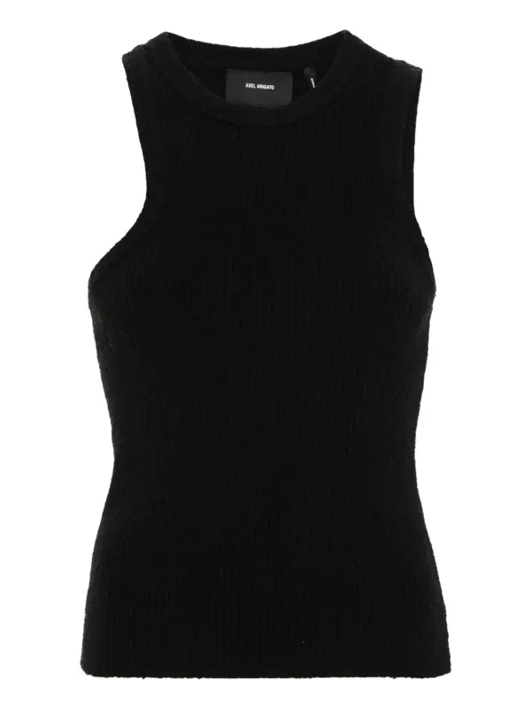 Axel Arigato Ribbed-knit Tank Top - Black
