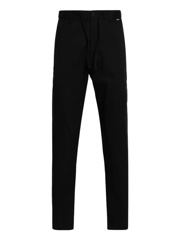 Calvin Klein Patch Tapered Trousers - Black