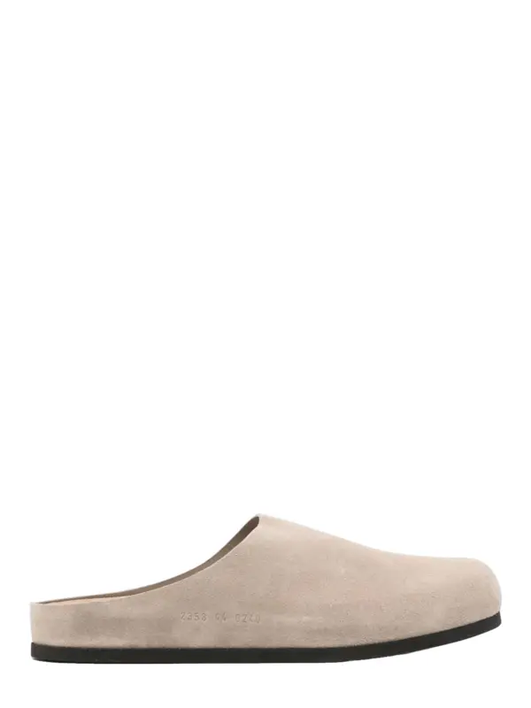 COMMON PROJECTS Suede Clogs - Neutrals