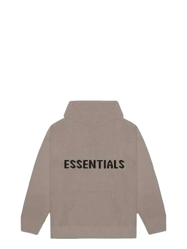 Fear Of God Knit Hoodie - Taupe