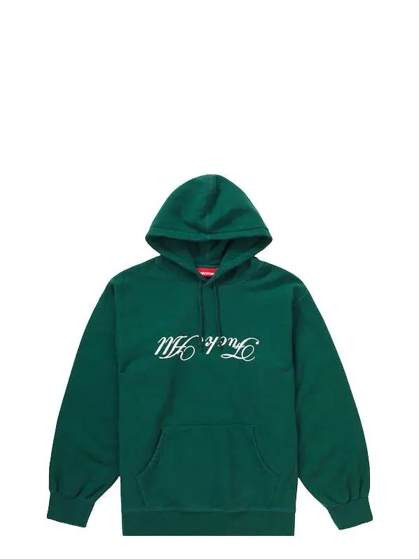 Supreme Jamie Reid Fuck All Hooded Sweatshirt - Dark Green