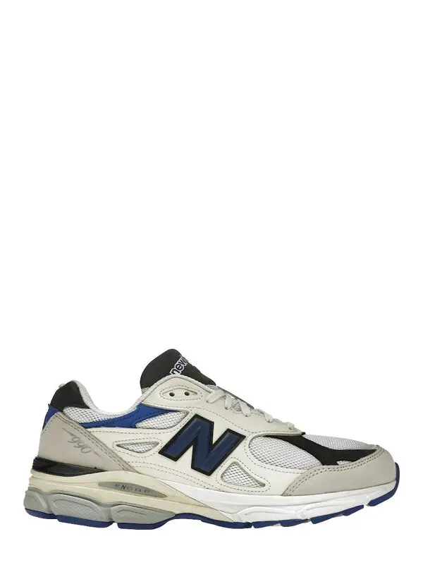 NEW BALANCE 990v3 Miusa Sneakers - White/blue